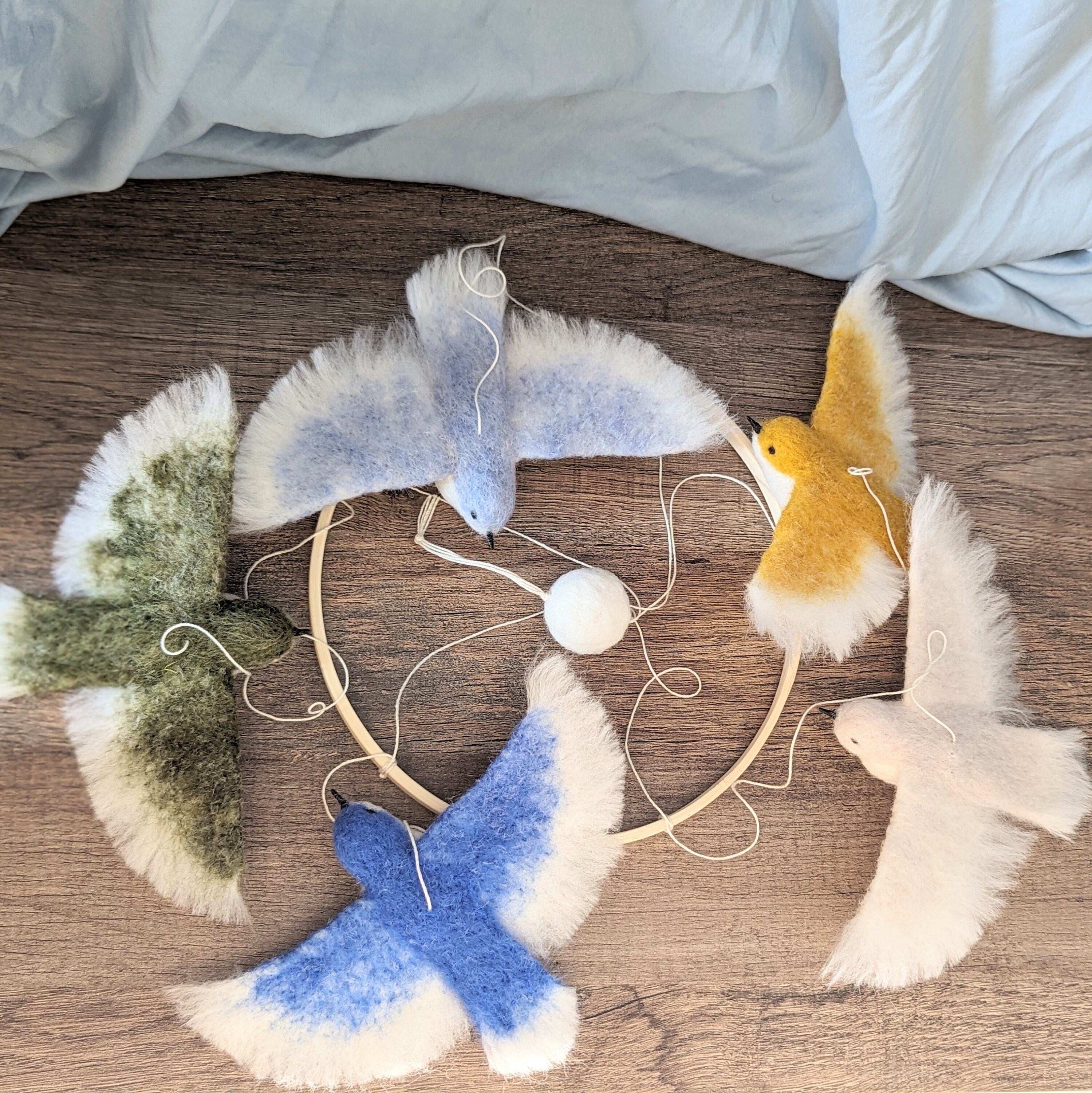 Birds Baby Shower 17, Nature Baby Mobile, Birds Nursery Theme, Baby ...