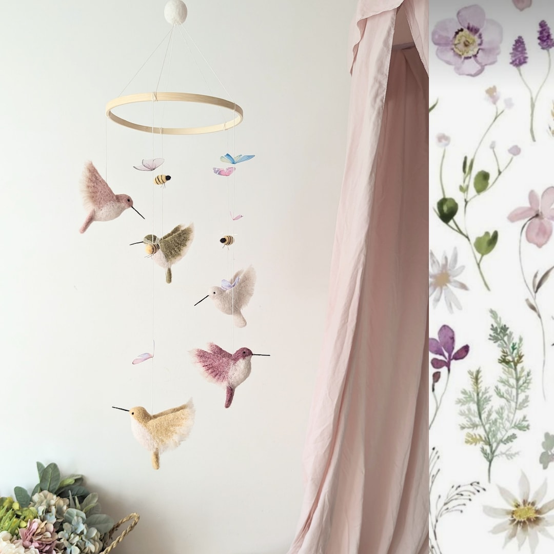 Baby Mobile, Bird Mobile for Baby, Crib Mobile, Baby Shower Gift ...