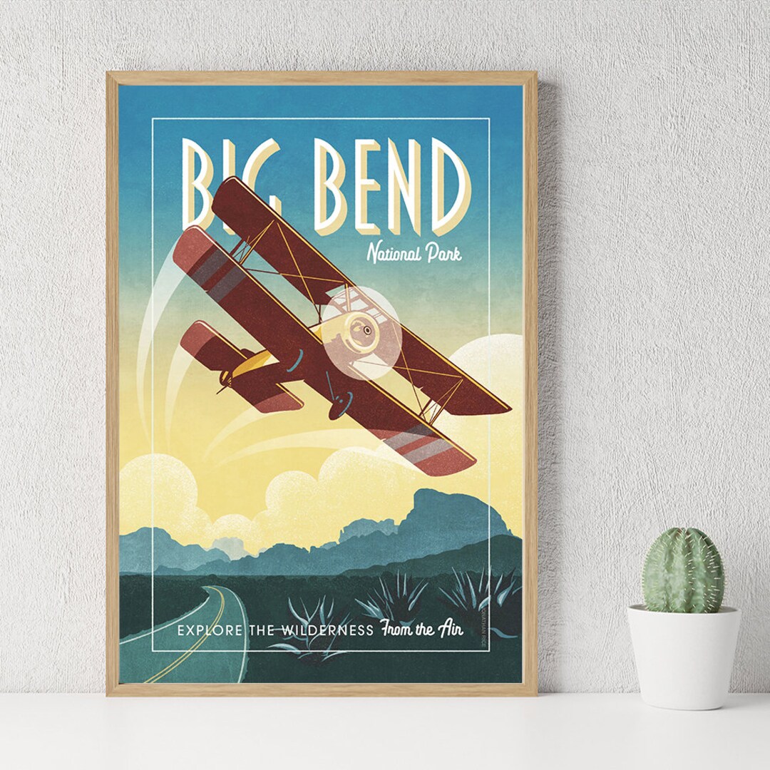 Retro Style Aviation Poster, Canvas Print, Art Poster for Gift, Room ...