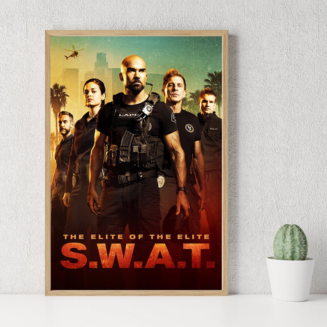 S.W.A.T. Season 1 Movie Poster, Canvas Print, Art Poster for Gift, Room ...