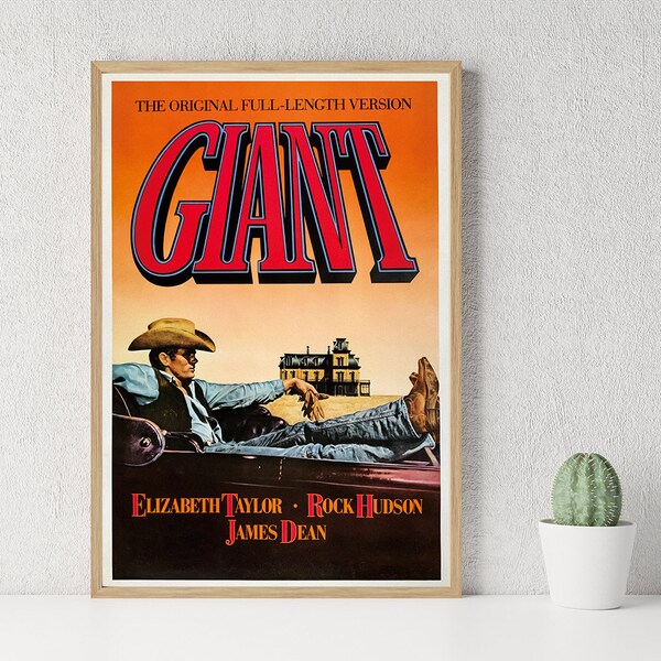 Retro Movie Poster Giant Print - Etsy