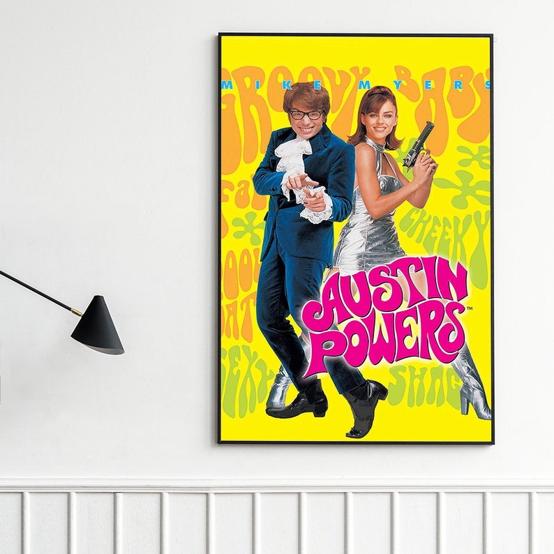 Austin Powers International Man of Mysterymovie Poster,canvas Print ...