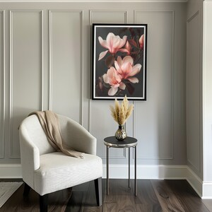 Magnolia Flower Print Botanical Flower Print Magnolia Floral Gift ...