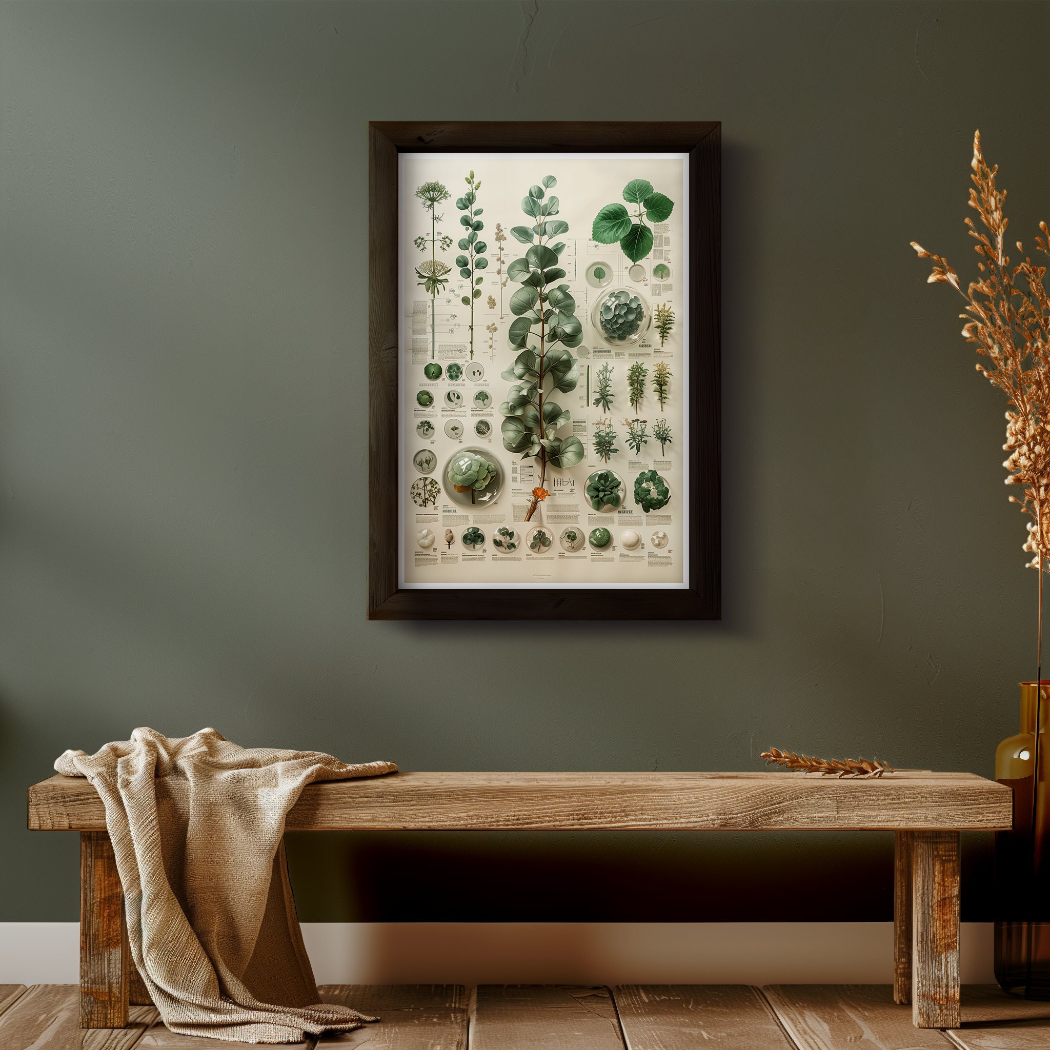 Chlorophyll Science Print Botanical Flower Print Floral Gift Poster ...