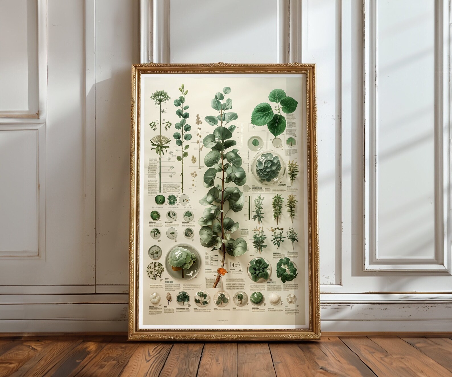Chlorophyll Science Print Botanical Flower Print Floral Gift Poster ...