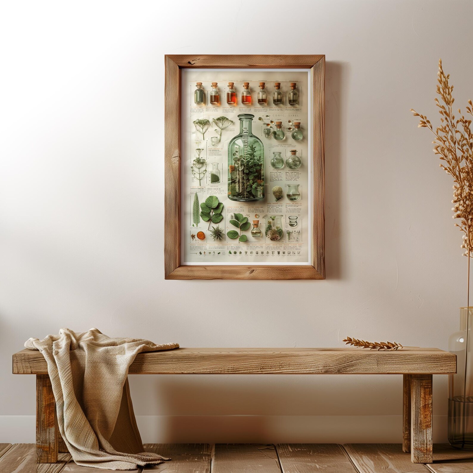 Chlorophyll Science Print Botanical Flower Print Floral Gift Poster ...