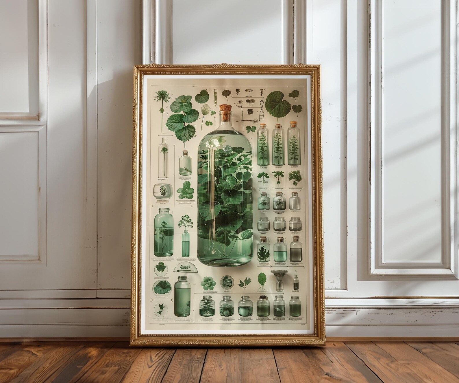 24x36 PRINTABLE Wall Art, Chlorophyll Science Print, Botanical Gift ...