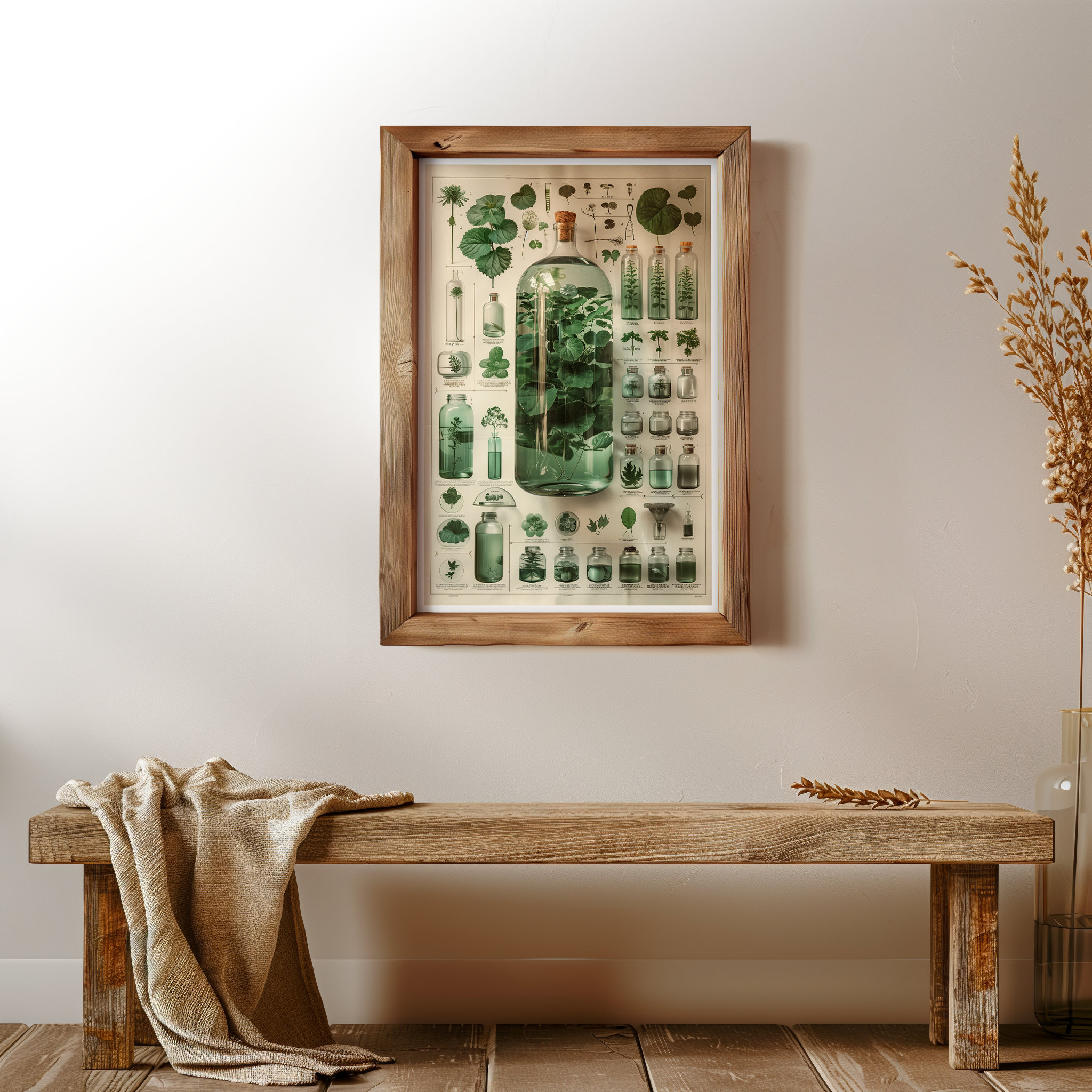 Chlorophyll Science Print Botanical Flower Print Floral Gift Poster ...