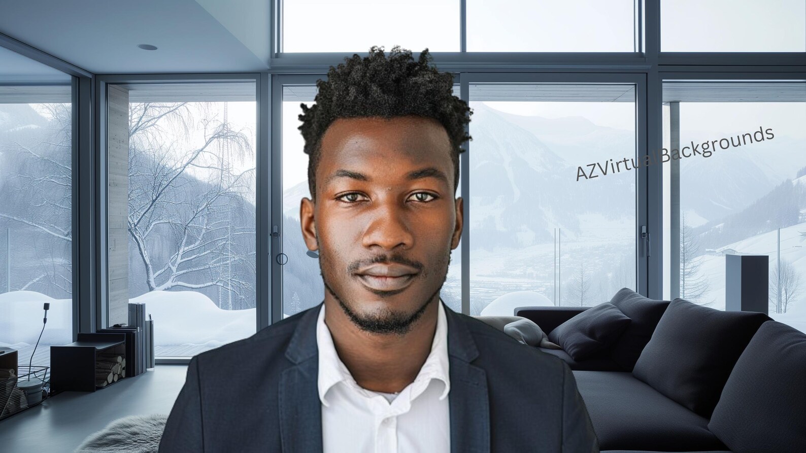Beautiful Zoom Background Snowy Zoom Background Virtual Meeting ...