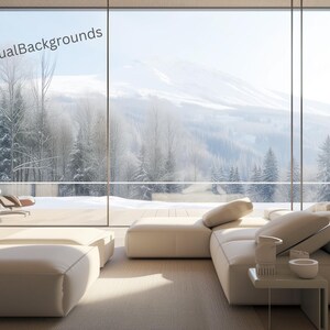 Beautiful Zoom Background Snowy Zoom Background Virtual Meeting ...
