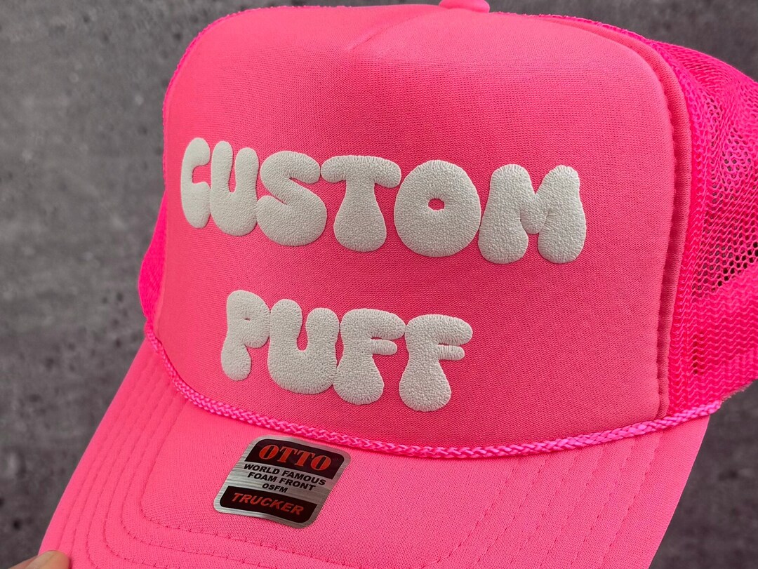 Custom Puff Print Hat, Custom Foam Hat, Custom Mesh Trucker Hat, High ...