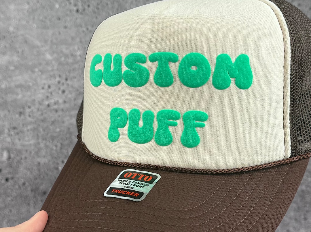 Custom Puff Print Hat, Custom Foam Hat, Custom Mesh Trucker Hat, High ...