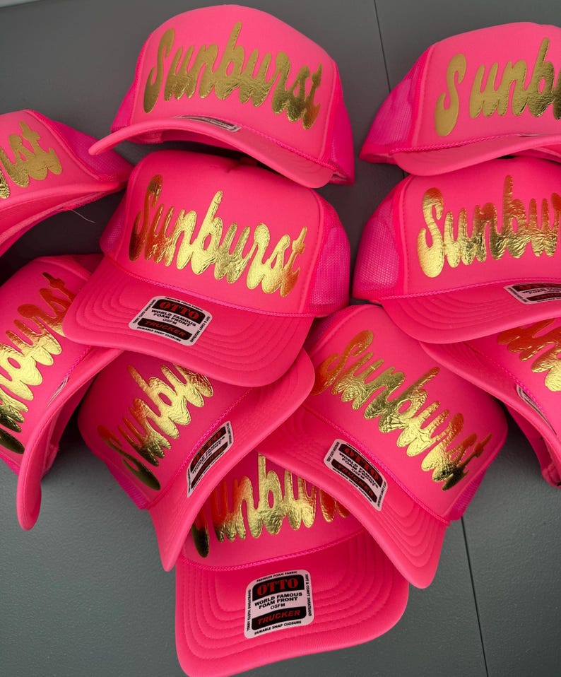 Custom Puff Print Hat, Custom Foam Hat, Custom Mesh Trucker Hat, High ...
