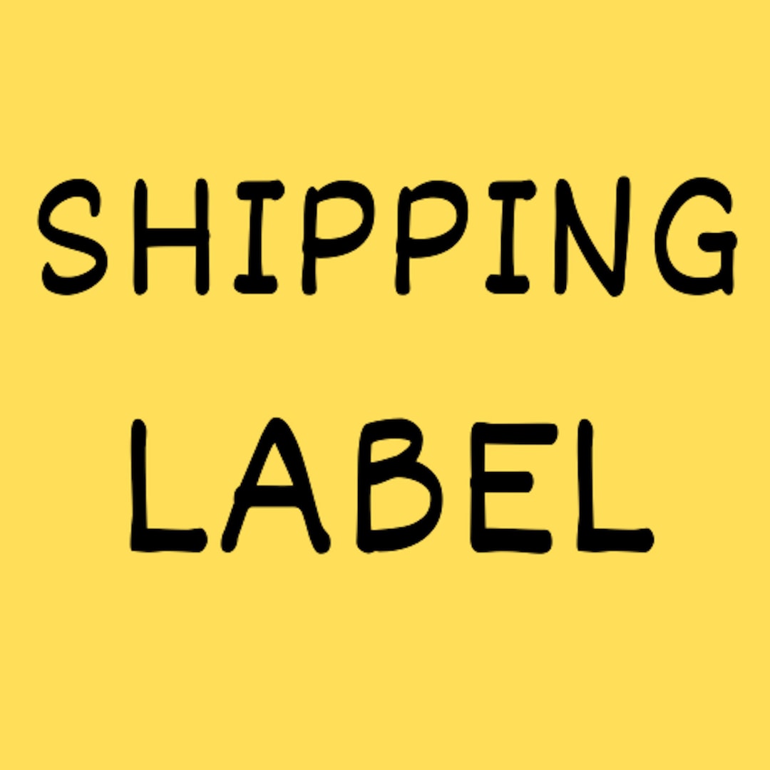 SHIPPING LABEL - Etsy