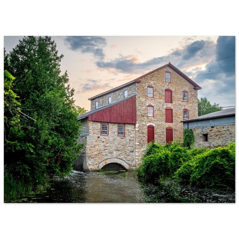 Old Stone Mill Art Print 1 - Etsy