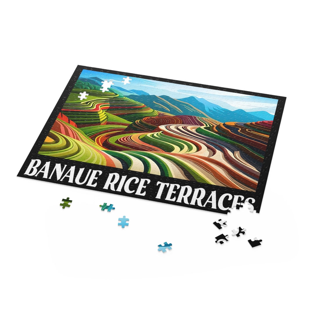 Banaue Rice Terraces, Benguet, Philippines Puzzle 120, 252, 500-piece ...