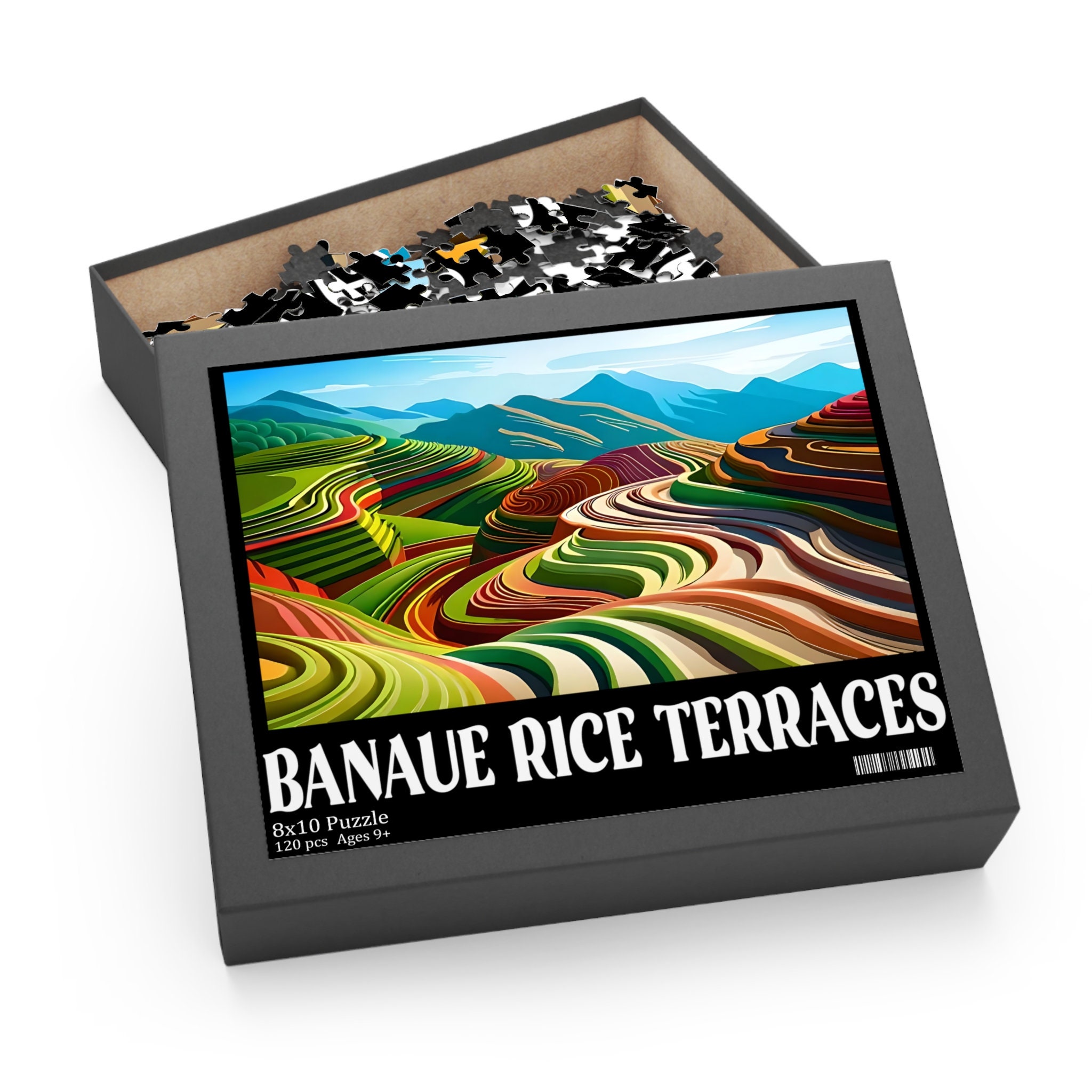 Banaue Rice Terraces, Benguet, Philippines Puzzle 120, 252, 500-piece ...