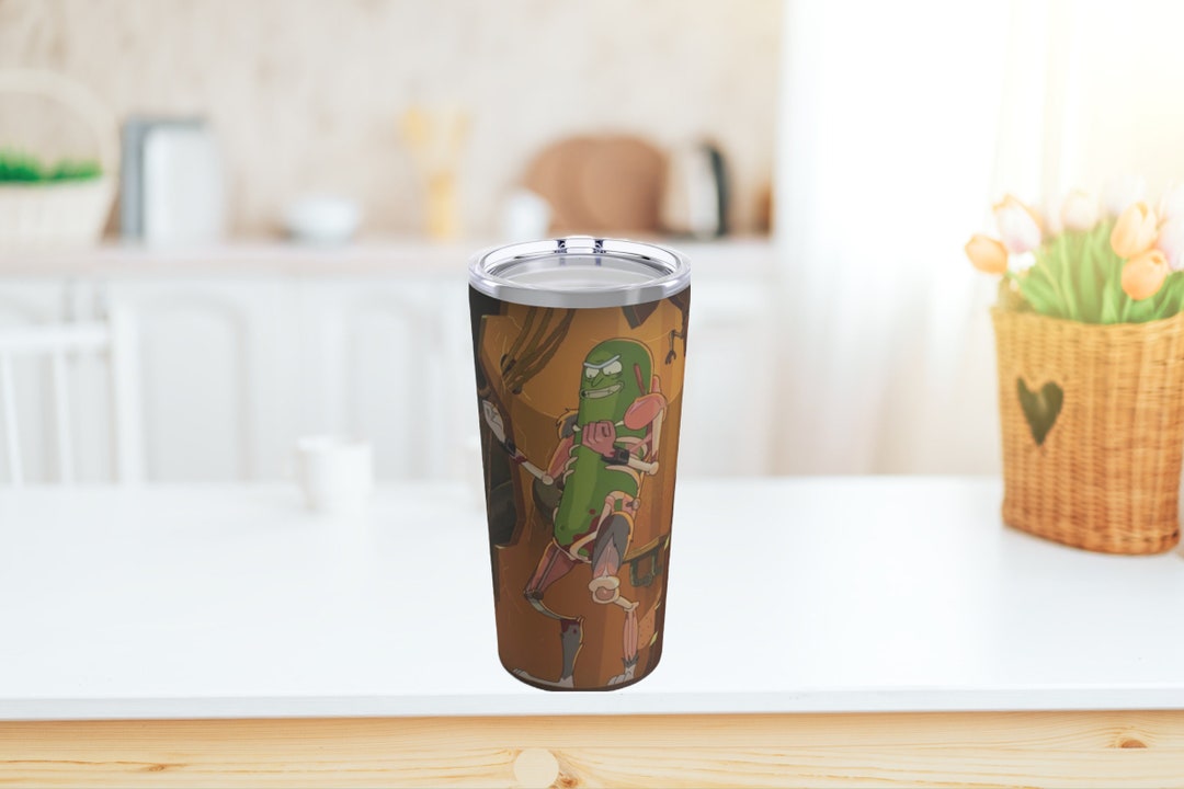 Rick and Morty Pickle Rick Design Tumbler 20oz - Etsy