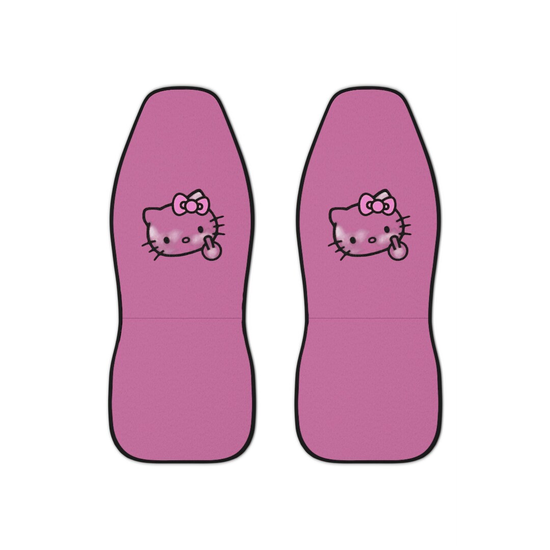 Hello Kitty Middle Finger Car Seat Covers - Etsy