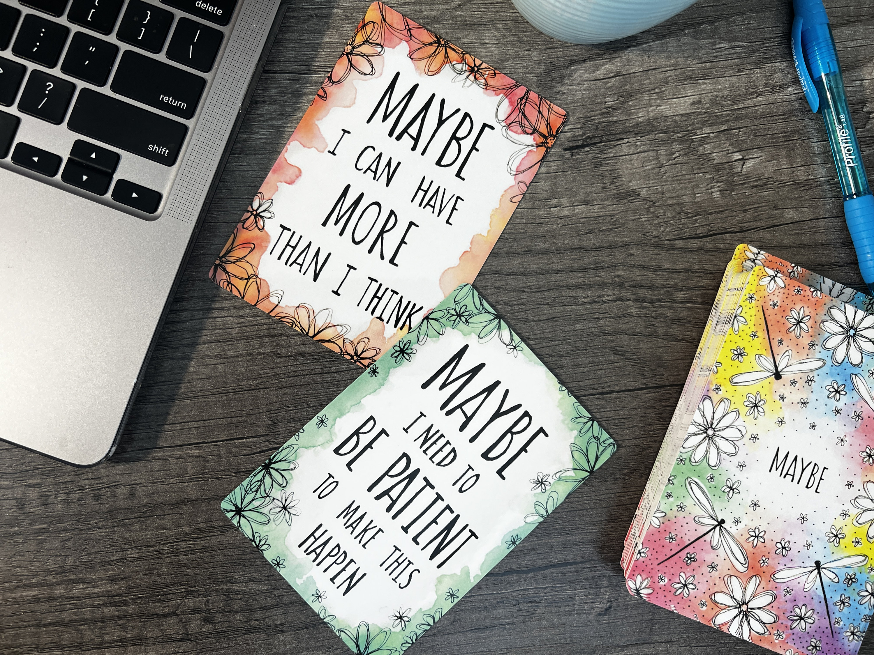 Maybe Cards: A Path to Stress-free Living - Etsy