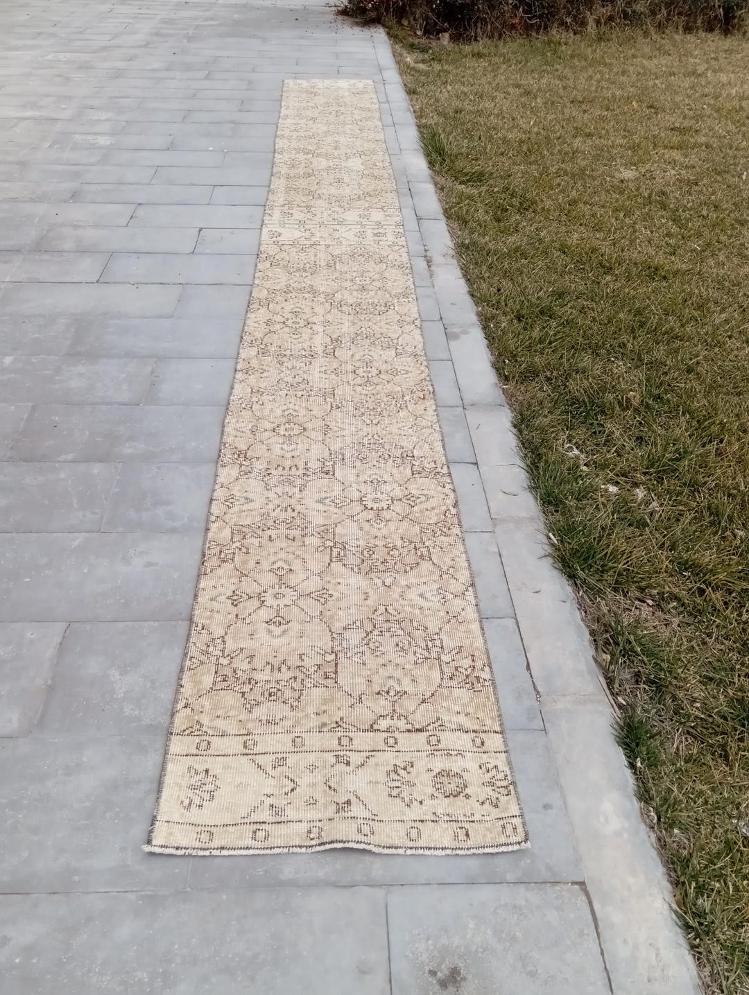 2x18 Vintage Turkish Runner, Stairs Runner Rug 2x20, Longe Runner Heriz ...