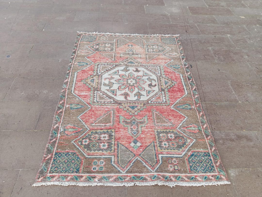 4x6 Rug,4x6 Vintage Rug,area Rug,rugged Area Rug,small Rugs,home Decore ...