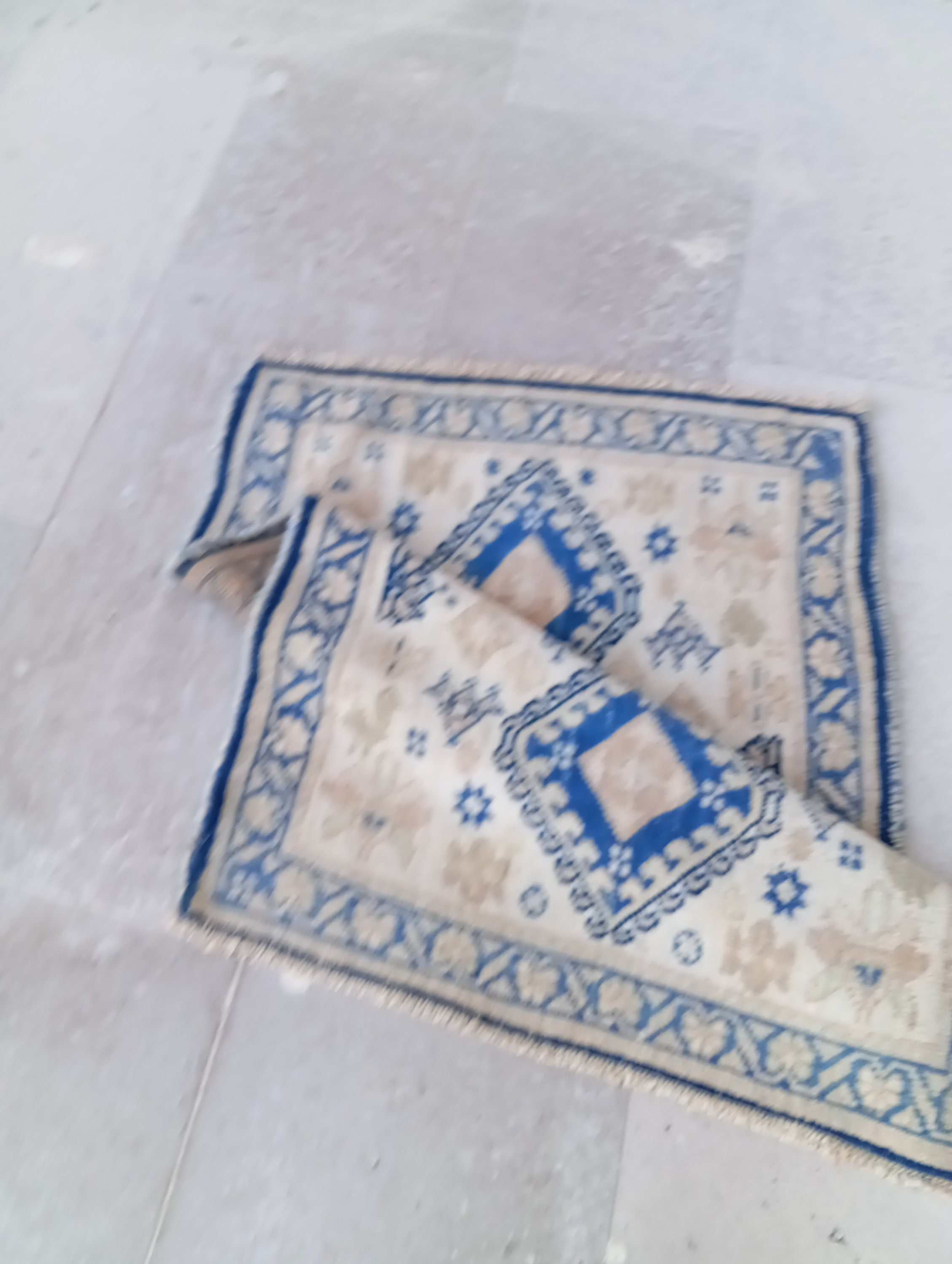 2x3 Blue White Brown Small Persian Rug 2x3, Short Runner Rug 2x3 ...