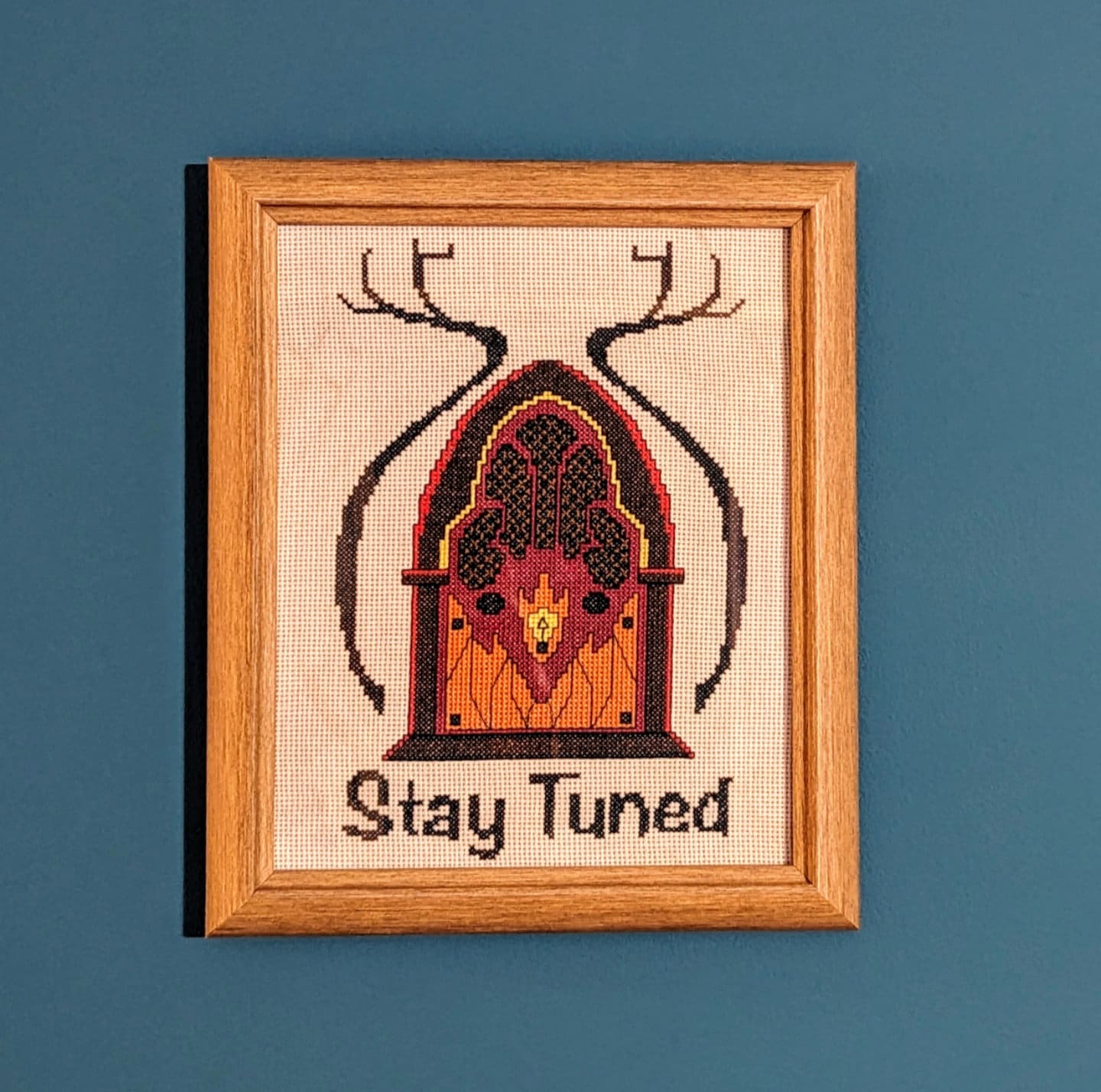 Stay Tuned Alastor Radio Demon Hazbin Hotel Cross Stitch PDF - Etsy