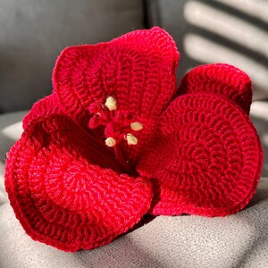 Hibiscus Flower Pen Crochet Pattern (PDF Download) - Etsy