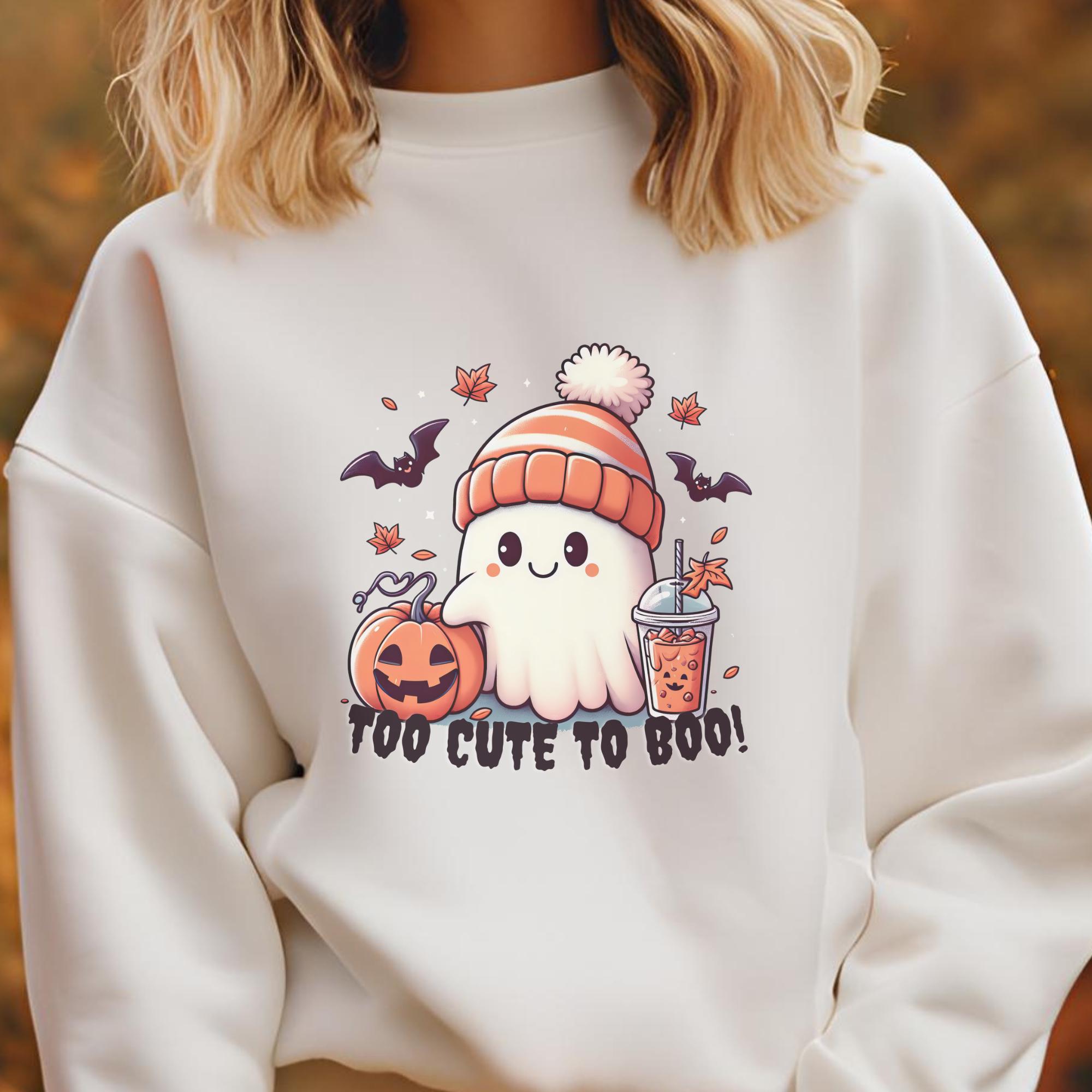 Cute Ghost Halloween Png, Cute Ghost Fall Png, Cute Spooky Ghost, Fall ...