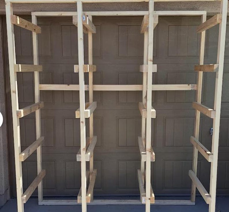Rolling Tote Storage Rack Plans, DIY Mobile Bin Shelf Plan, Garage ...
