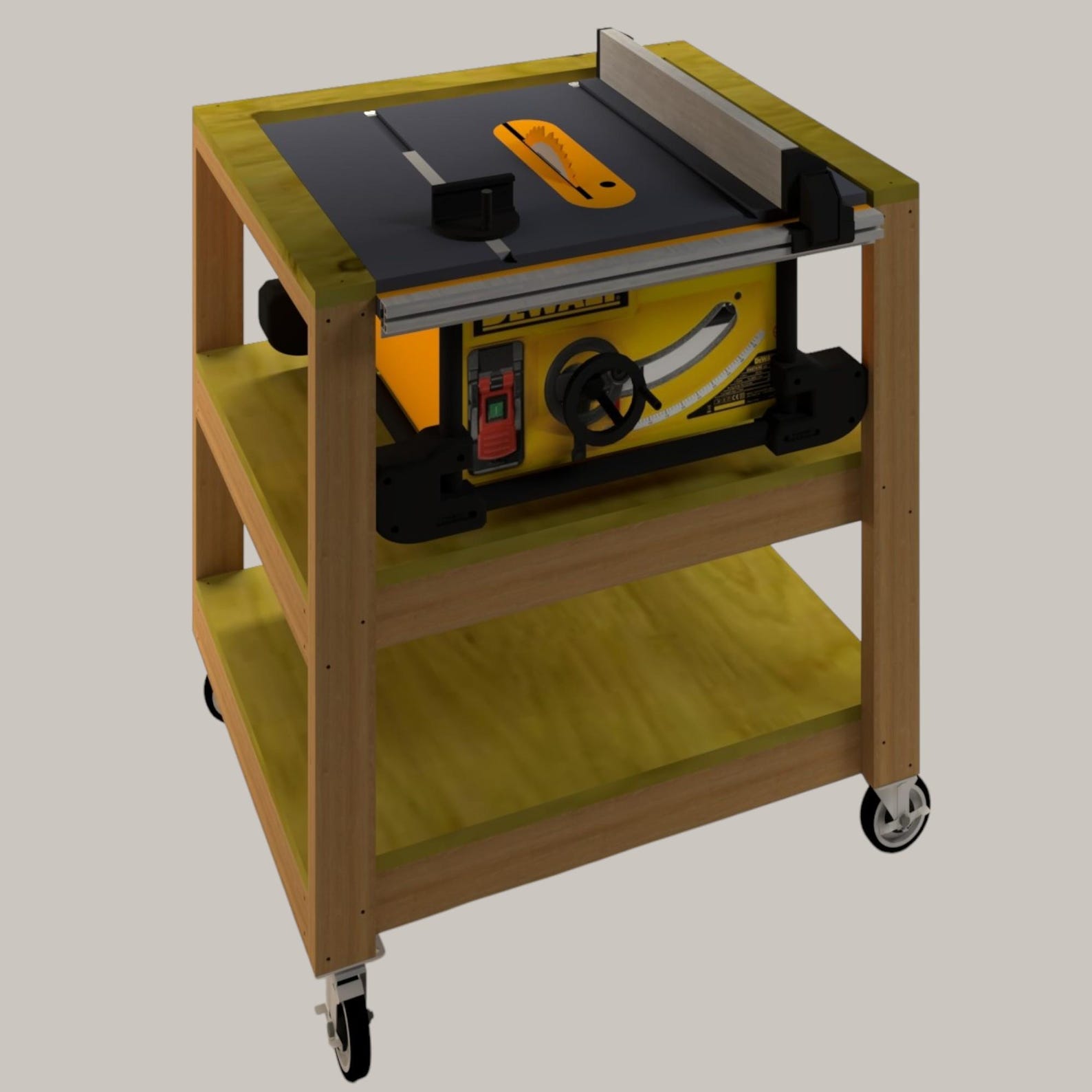 Table Saw Bench, Tablesaw Workbench, Fliptop Workbench, Mobile Miter ...