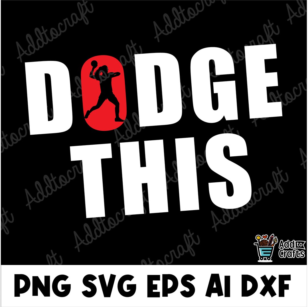 Dodge This Dodgeball Clip Art, Dodgeball Cut File, Dodgeball Svg ...
