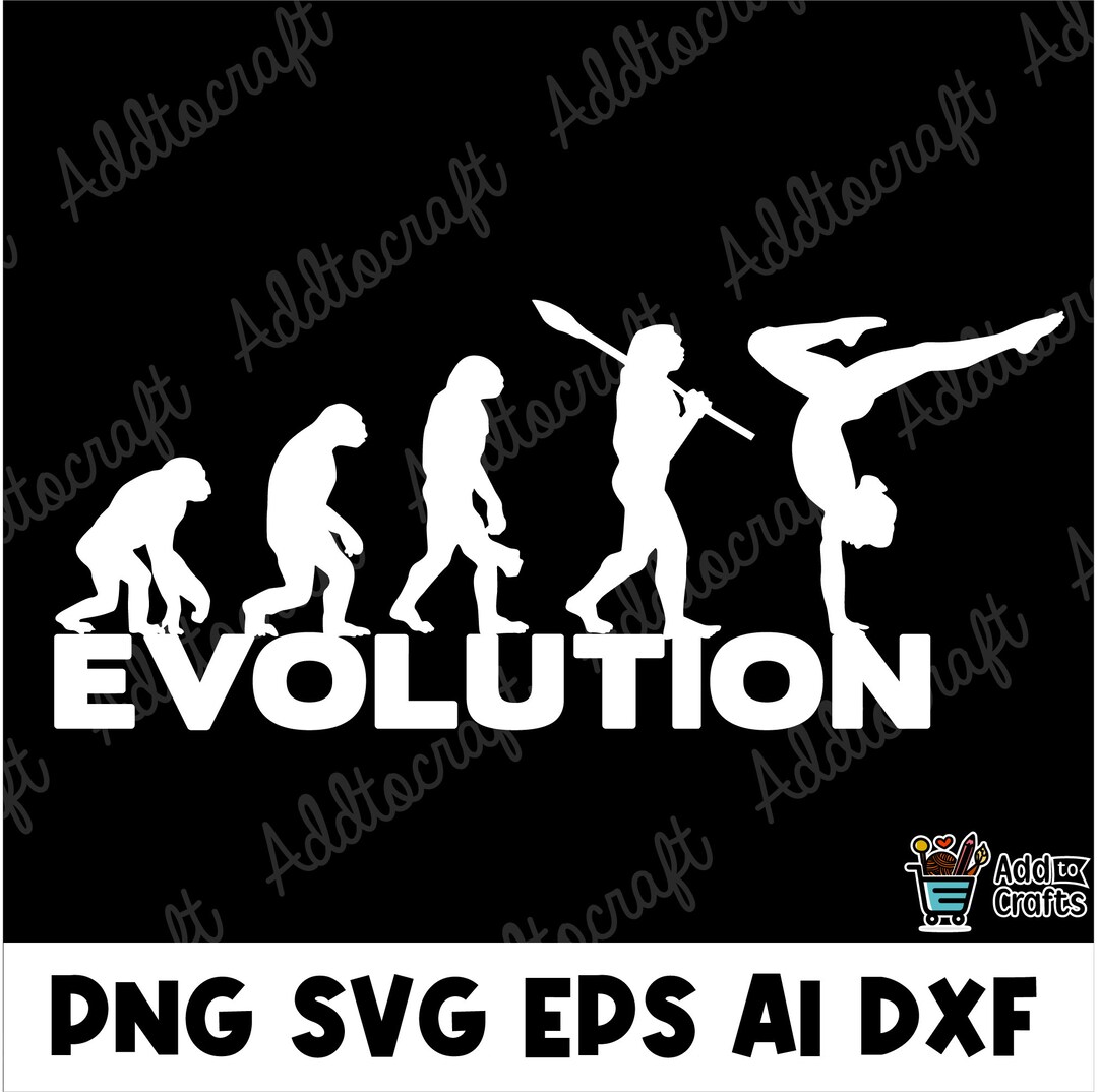 Gymnastics Evolution SVG PNG: Gymnast Design (digital Download) - Etsy