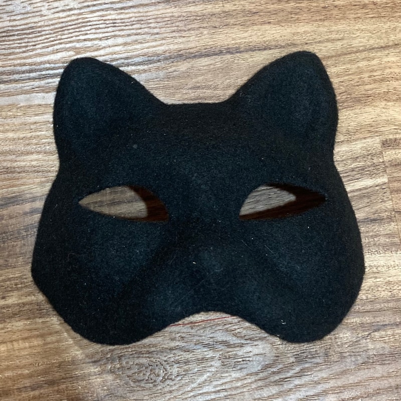 Black Cat Therian Mask - Etsy