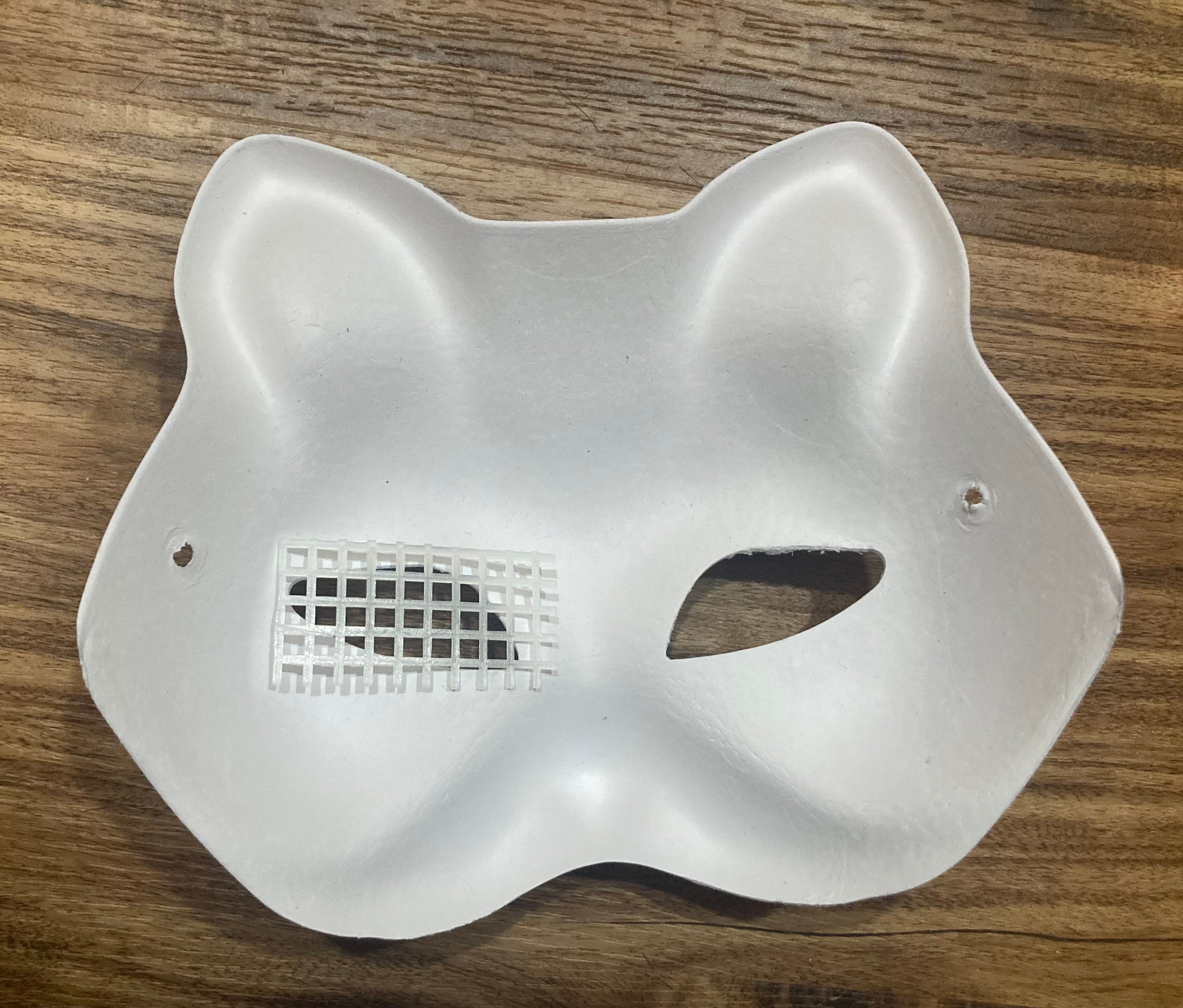 Starter Therian Mask Optional Larger Ears Costomizable Eye Plastic Mesh ...