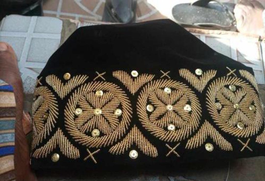 Beaded African Cap, Men Traditional Hat, Grooms Men Cap, Wedding ...