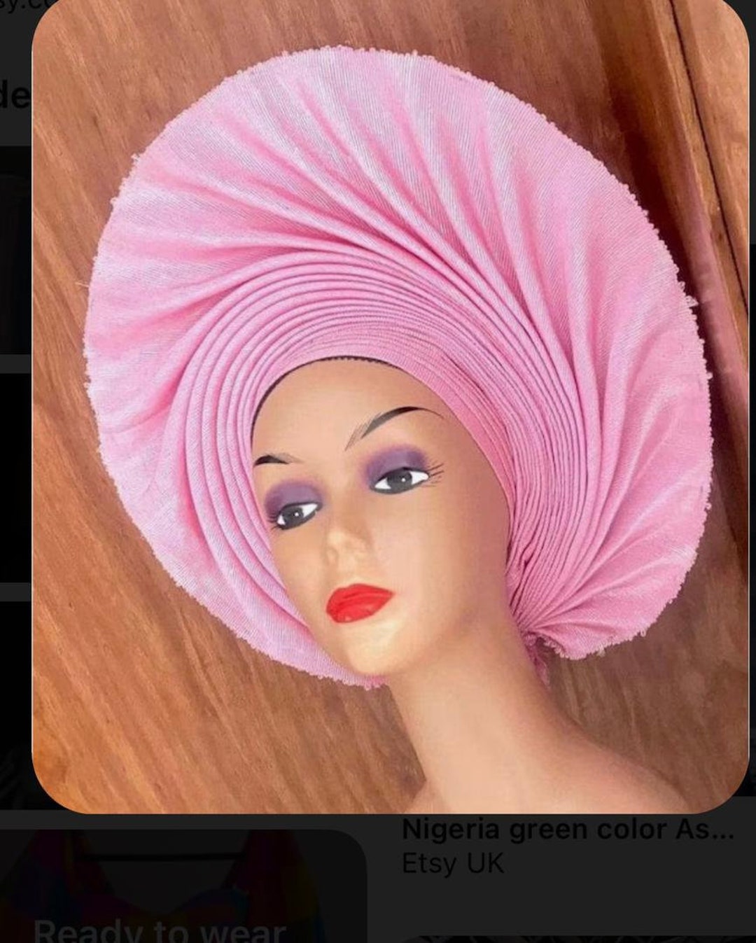 Aso Oke Hat/cap,african Hat, Bridal Heda Gear, Wedding Guest Head Wrap ...