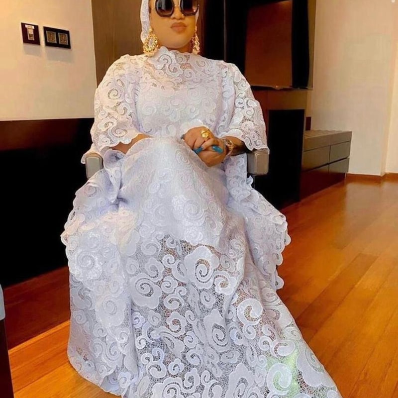 African Boubou Women Lace - Etsy