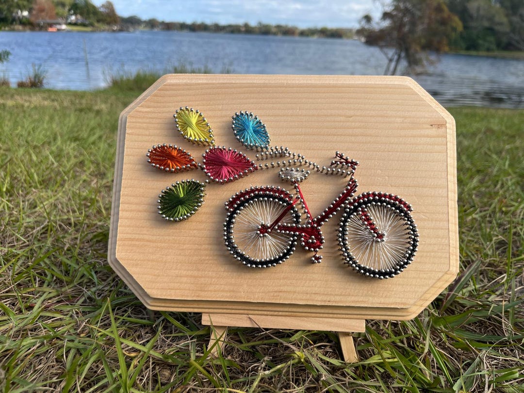 Bicycle, String Art, Desk Decor Bicycle, Gift Bicycle, Office Decor ...