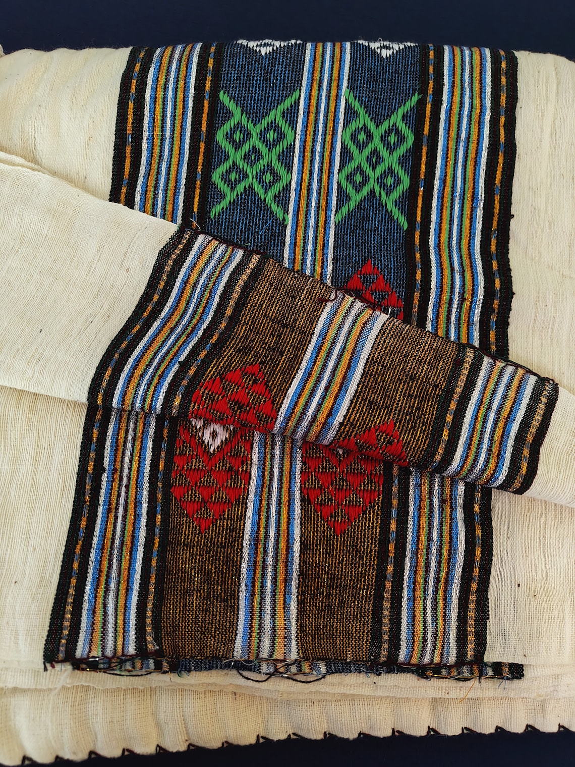 Traditional Authentic Ethiopian Gabi Blanket (made From 100% Cotton and ...