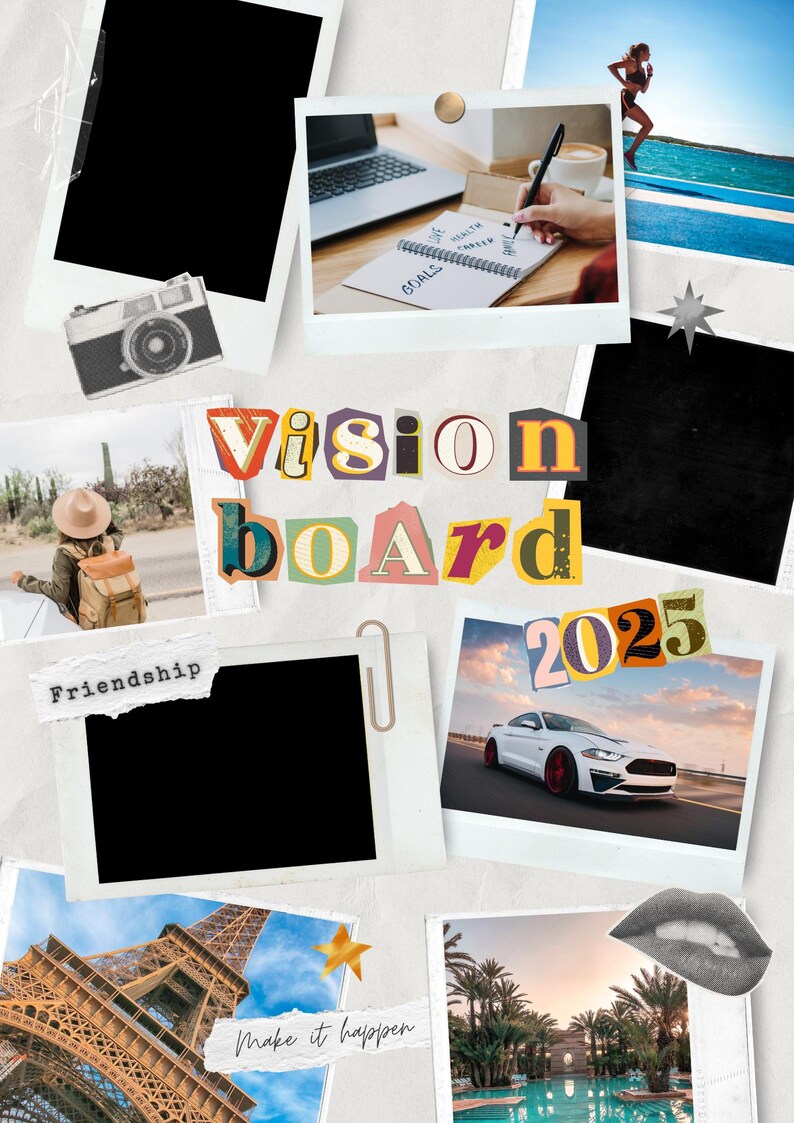 Vision Board Printables - Etsy