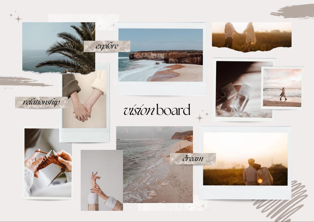Vision Board Printables - Etsy