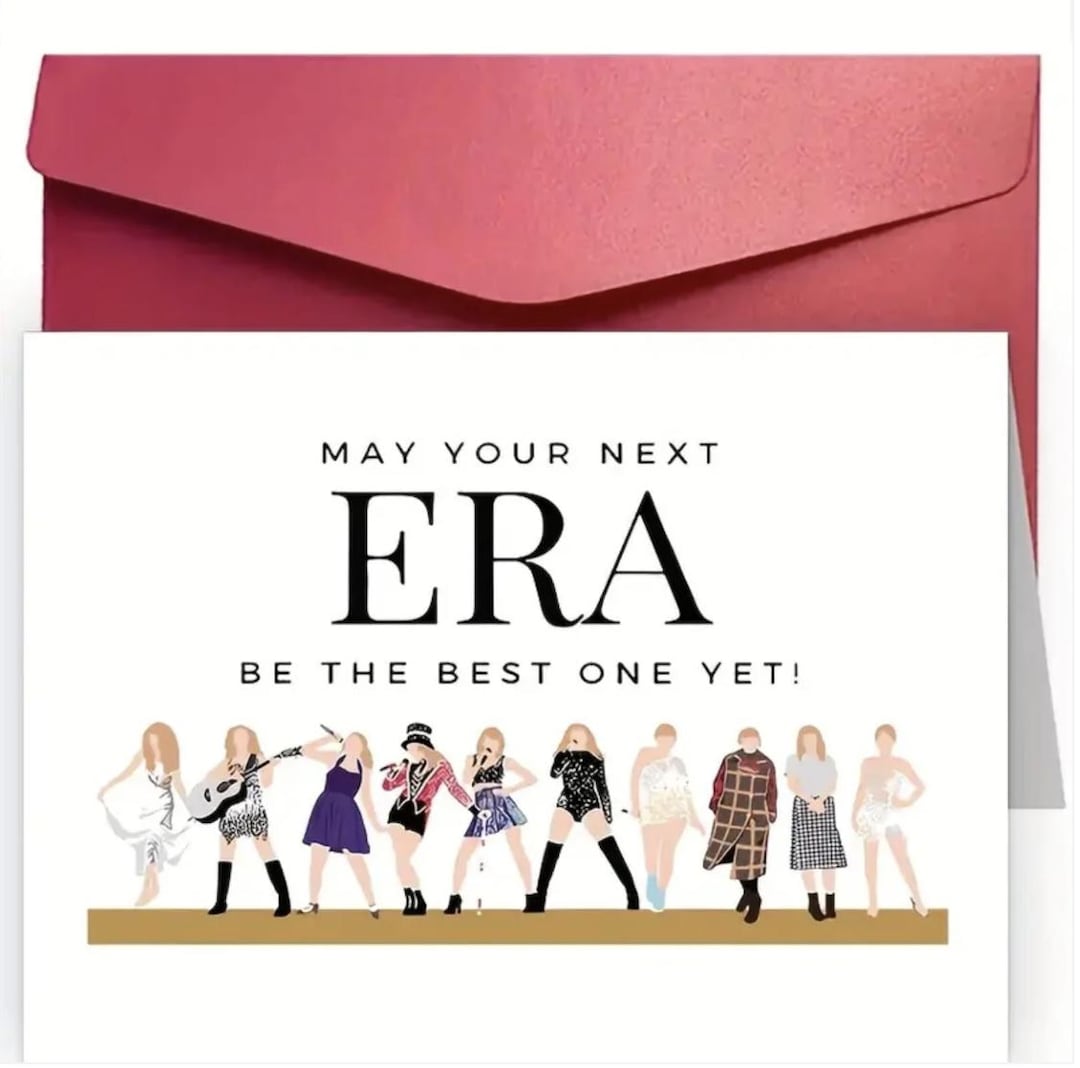 Taylor Swift happy Birthday Card - Etsy