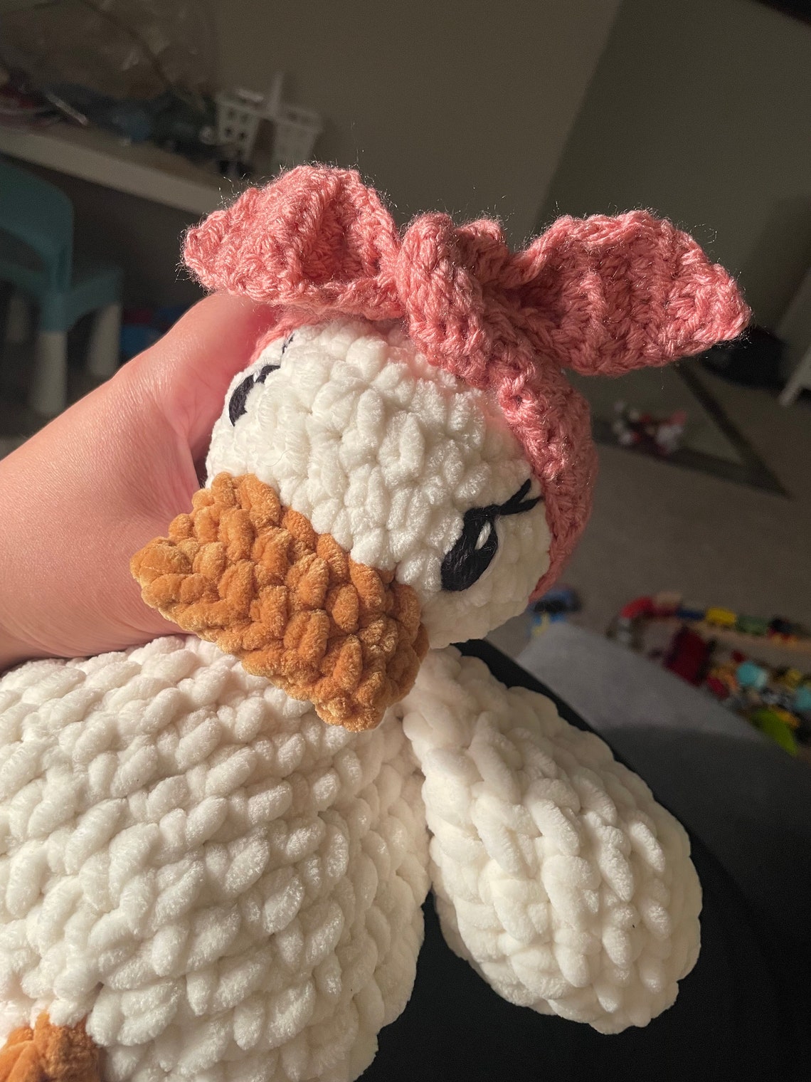 Della the Duck Crochet Lovey for Babies/toddlers With Removable ...