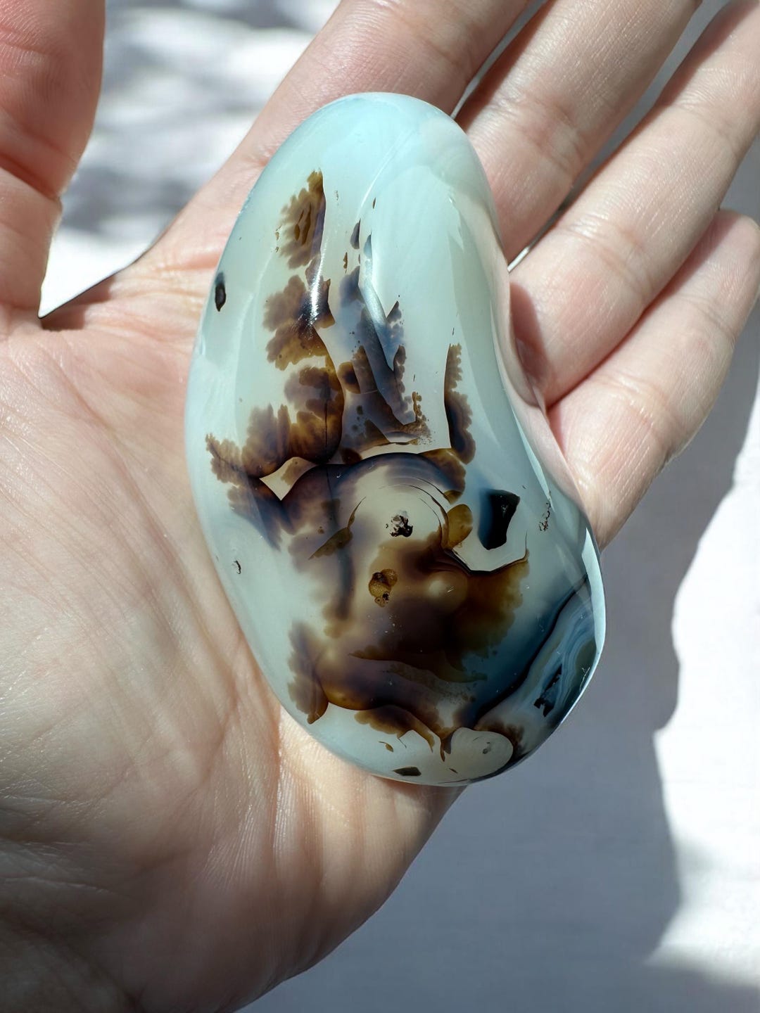High Grade Dendritic Agate Freeform Crystal – Scenic Landscape Stone ...