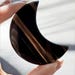 Midnight Lace Obsidian Moon – Lamellar Obsidian Carving – Rare Obsidian ...