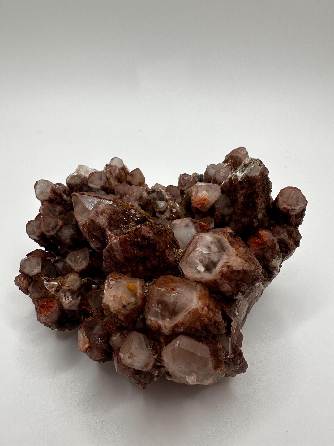 Raw Hematoid Quartz Cluster Red Hematite Quartz | Root Chakra Energy ...