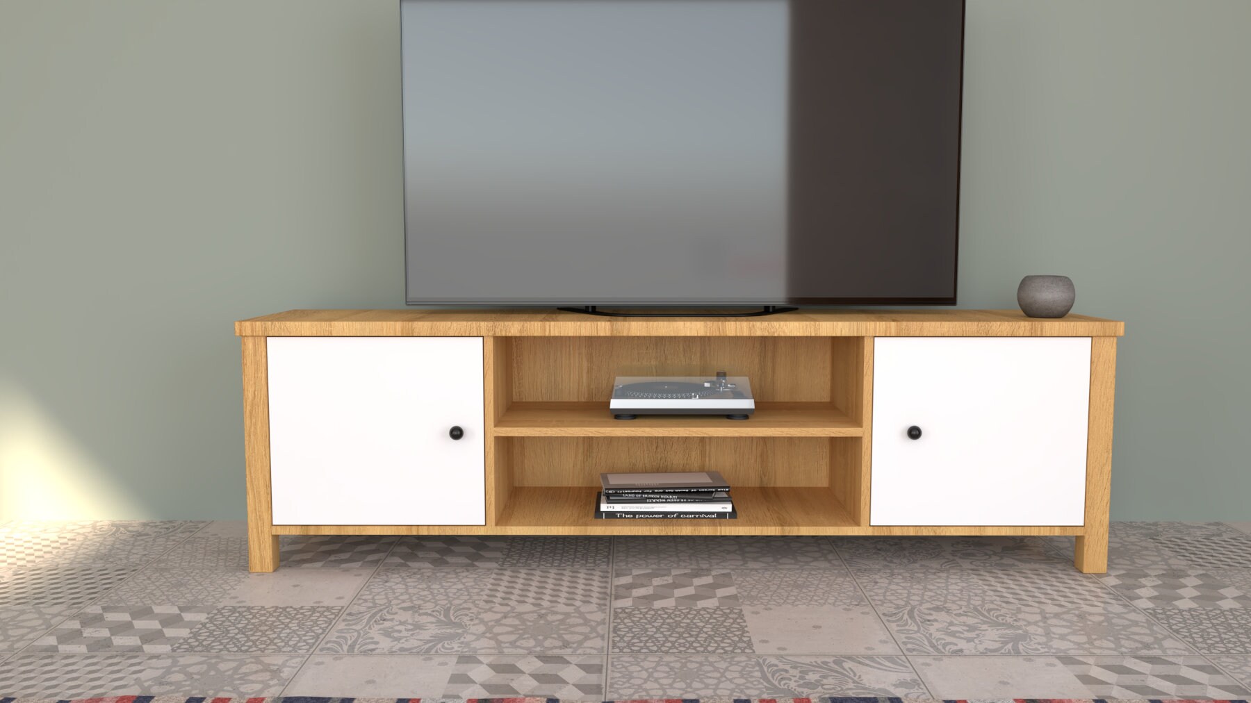 Step-by-step DIY Tv Stand Plan Woodworking Plans Diy Plans Tv Cabinet ...