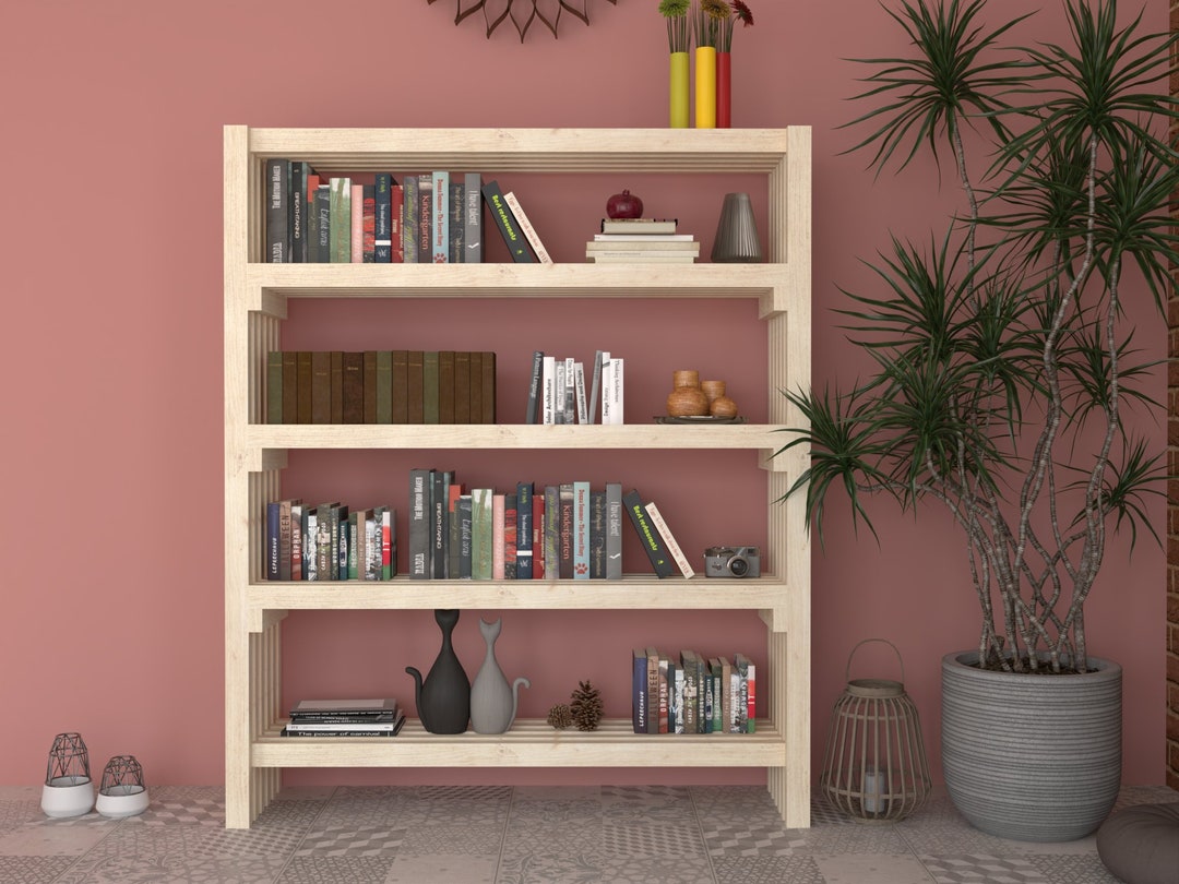 Step-by-step DIY Bookcase Plan | Woodworking Plans | Diy Plan | Home Furniture | Cnc Furniture ...